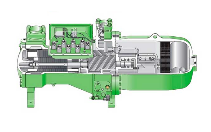 Bitzer. Винтовой компрессор CSH8563-125Y-40P, технические характеристики